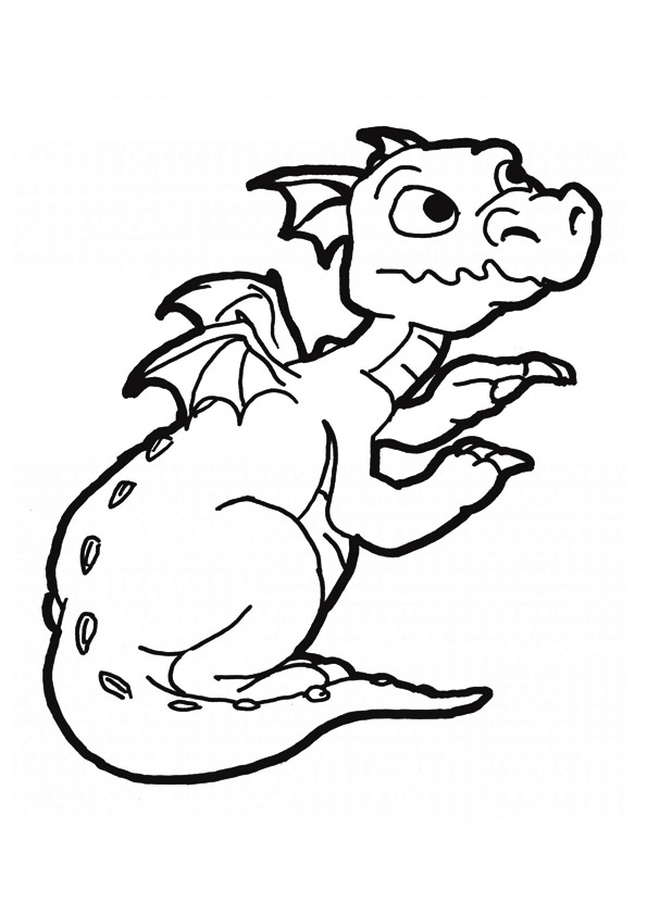 Planșe de colorat cu Dragoni - FiseDeColorat.ro - Fișe de colorat ...