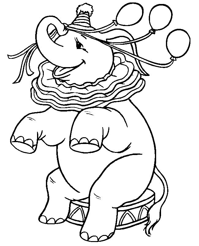Planșe de colorat cu Elefant - FiseDeColorat.ro - Fișe de colorat ...