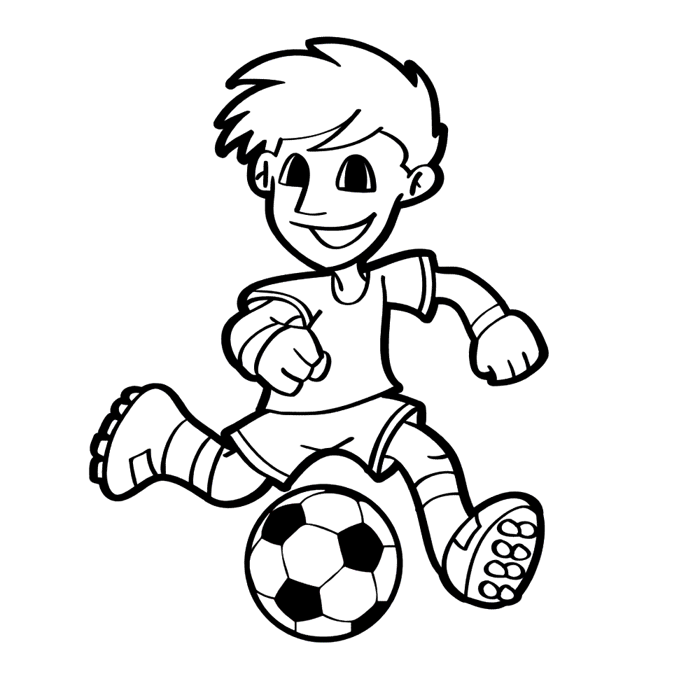 Planșe de colorat cu Fotbal - FiseDeColorat.ro - Fișe de colorat pentru ...