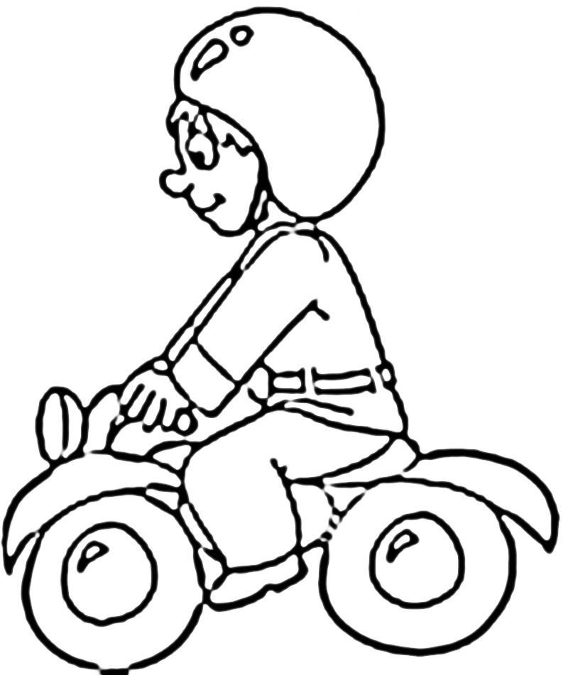 Planșe de colorat cu Motocicleta - FiseDeColorat.ro - Fișe de colorat ...