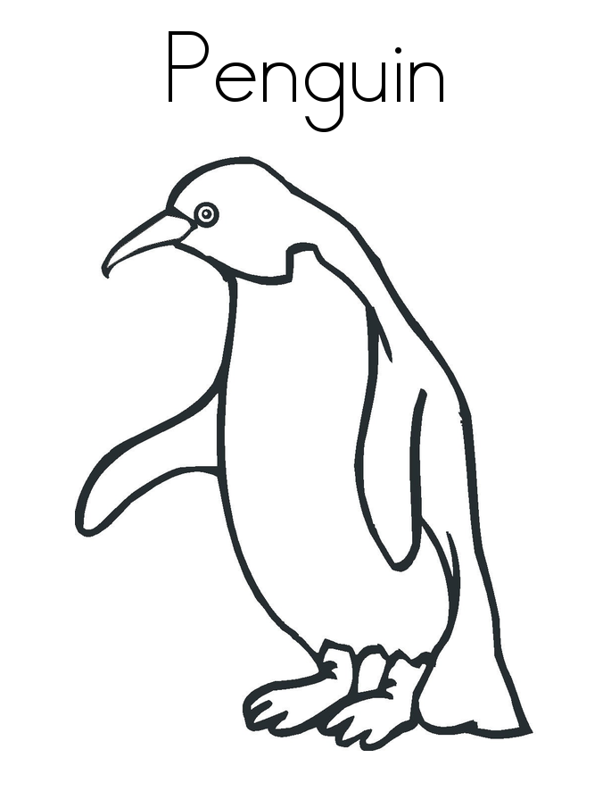 Planșe de colorat cu Pinguin - FiseDeColorat.ro - Fișe de colorat ...