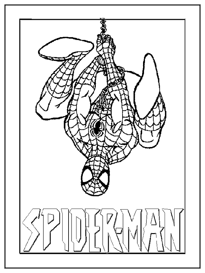 Planșe de colorat cu Spiderman - FiseDeColorat.ro - Fișe de colorat ...